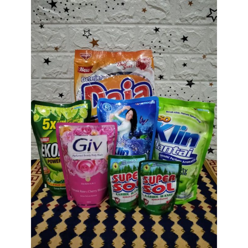 Jual Paket Detergent Daia produk Wings | Shopee Indonesia