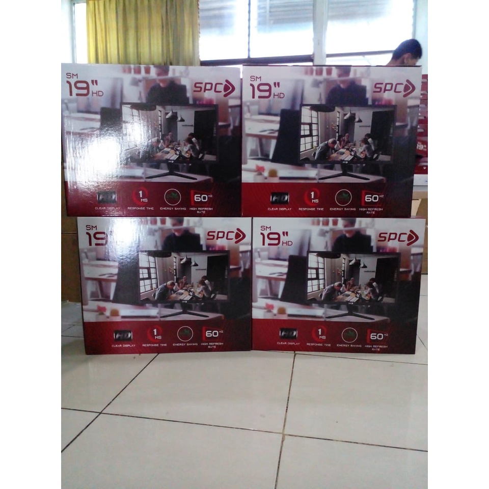 Jual MONITOR SPC SM-19 19 inc Full HD HDMI | Shopee Indonesia