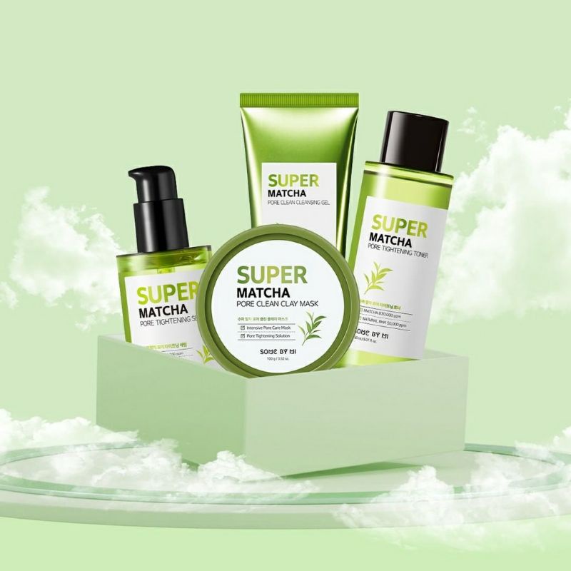 Jual SOMEBYMI Super Matcha Pore Care All In One Set | Shopee Indonesia