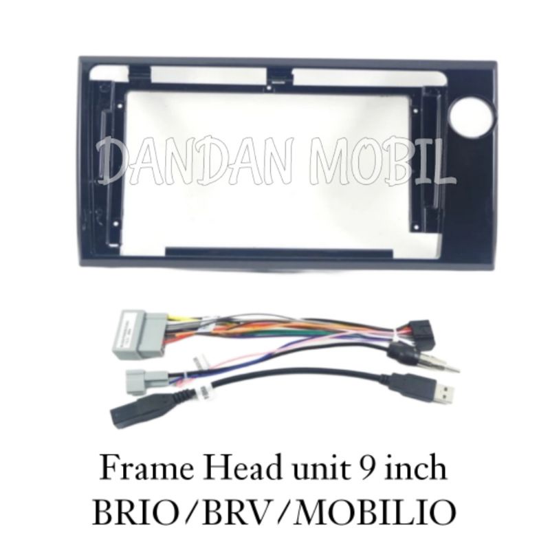 Jual Frame Head Unit Honda BRIO/BRV/MOBILIO (2016-2020) 9" Inch OEM ...