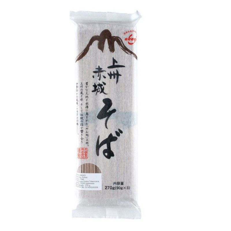Jual JOSHU AKAGI Dry Noodle Soba Ramen Udon 270g │ Mie Kering Import ...