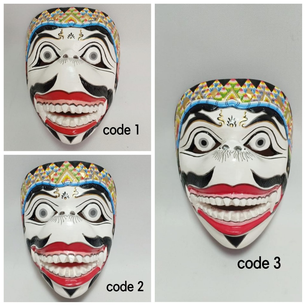 Jual Topeng kayu Hanoman Jatayu / javanese traditional story mask ...