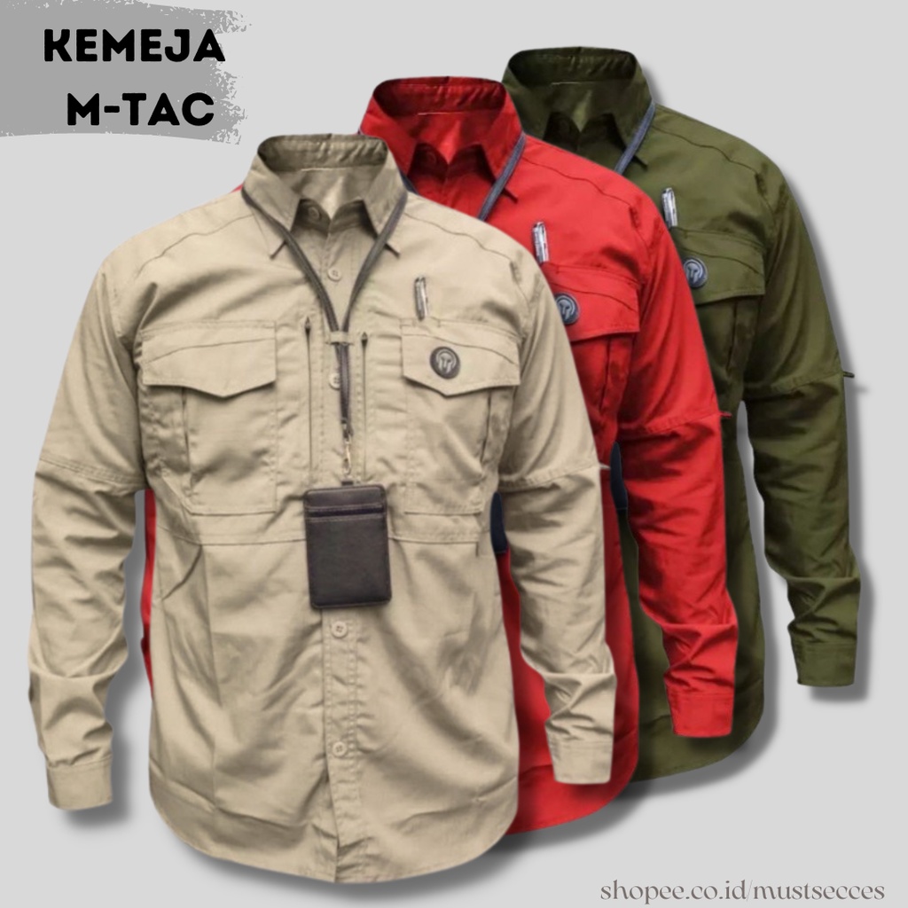 Jual KEMEJA TACTICAL M-TAC / KEMEJA TACTICAL OUTDOOR / KEMEJA LAPANGAN ...