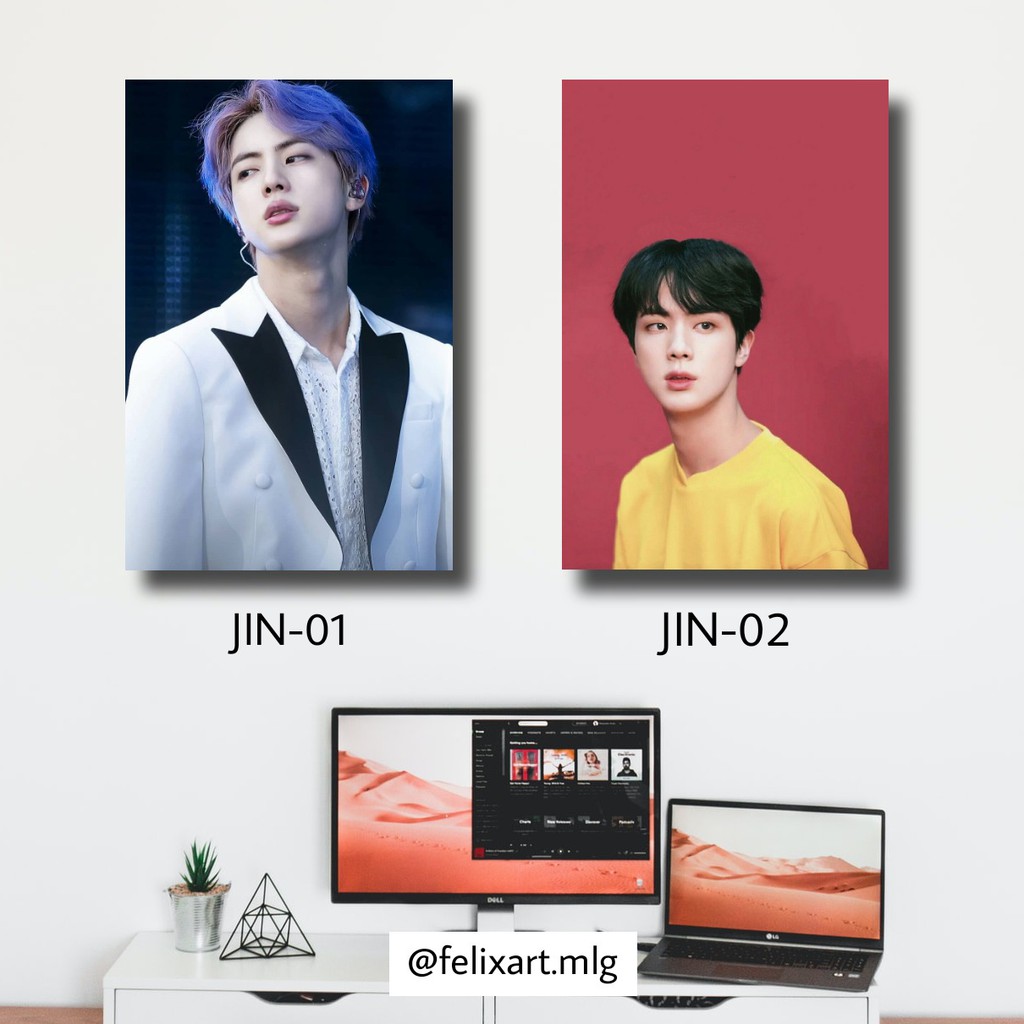 Jual Poster Kayu Jin BTS Hiasan Dinding Korea BT21 Wall Decor Bangtan ...