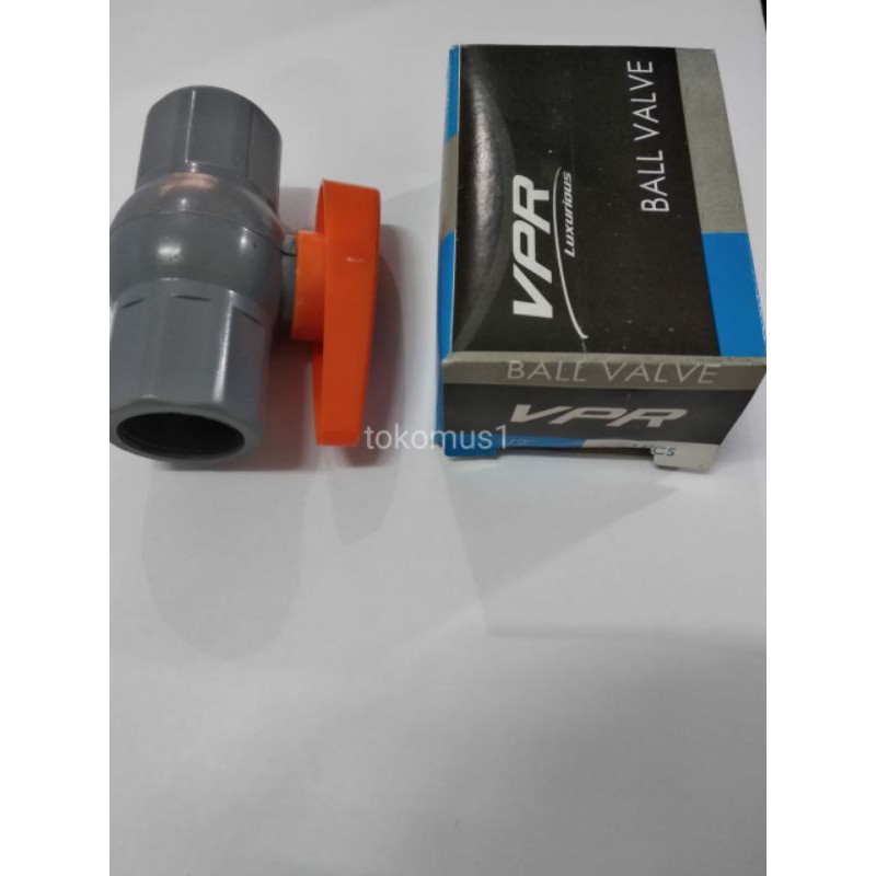 Jual Ball Valve PVC 1/2 3/4 1 Inci /Stop Kran Air Ballvalve PVC 1/2"3/4 ...
