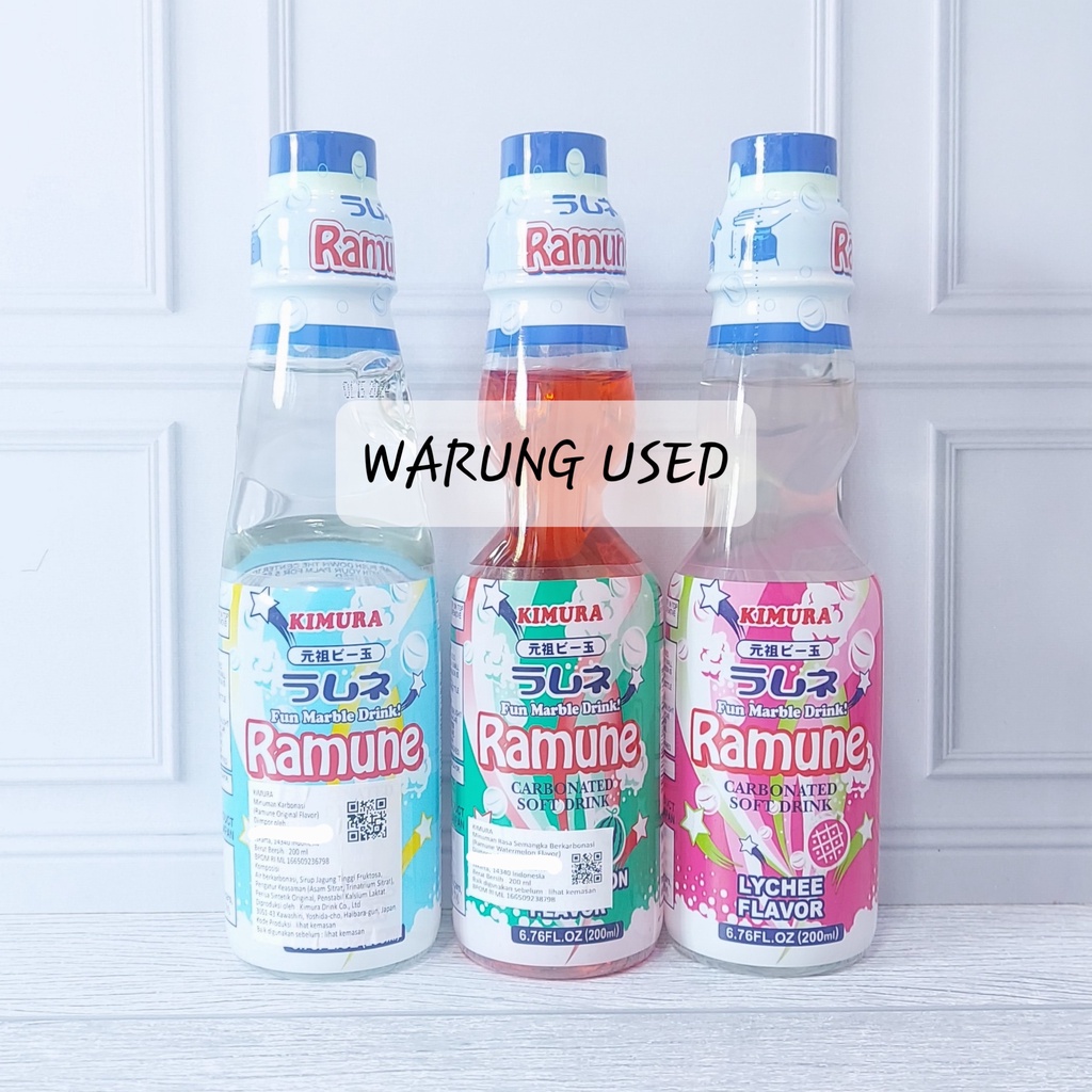 Jual Kimura Ramune , lychee / leci , Watermelon , 200 ml Made in Japan | Shopee Indonesia