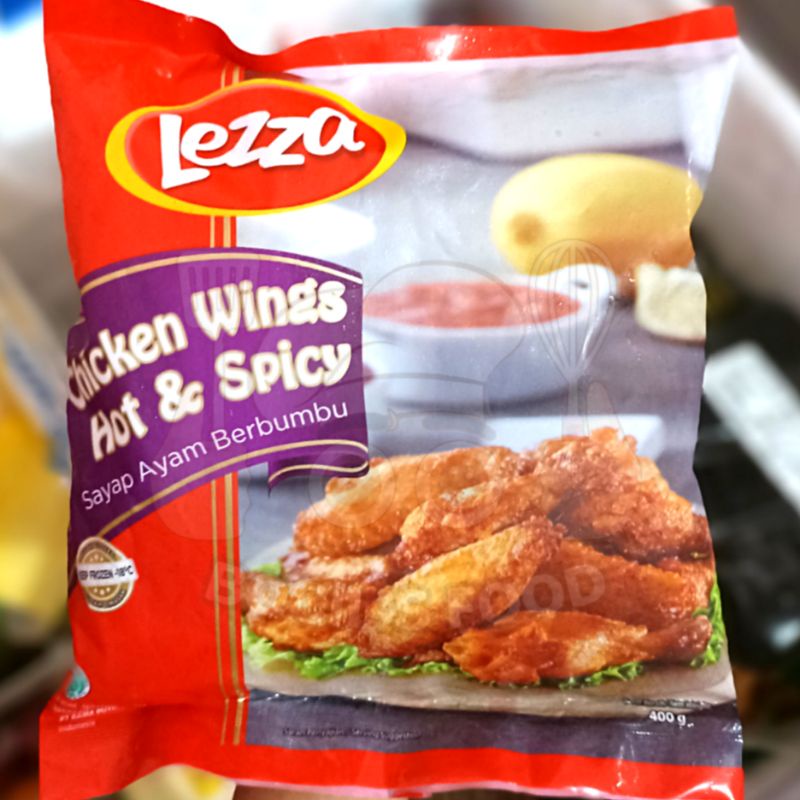 Jual Lezza Chicken Wings Hot & Spicy 400g/Lezza Ayam Goreng Krispy 400g ...