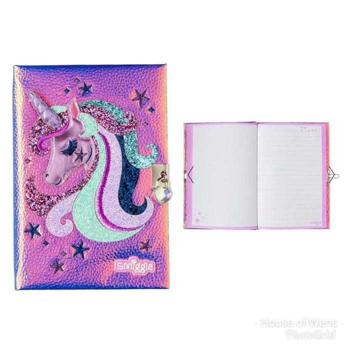 Jual SMIGGLE FAVE A5 LOCKABLE NOTEBOOK - DIARY KUNCI UNICORN SMIGGLE ...