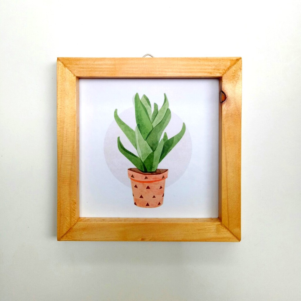 Jual Mini Poster - Gasteria (Wall decor / Printed poster/ Poster Kayu ...