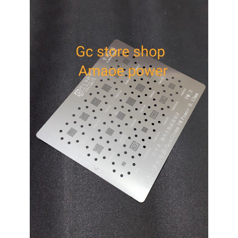 Jual Cetakan tipis plat bga ic power pm2 universal bahan amaoe | Shopee Indonesia