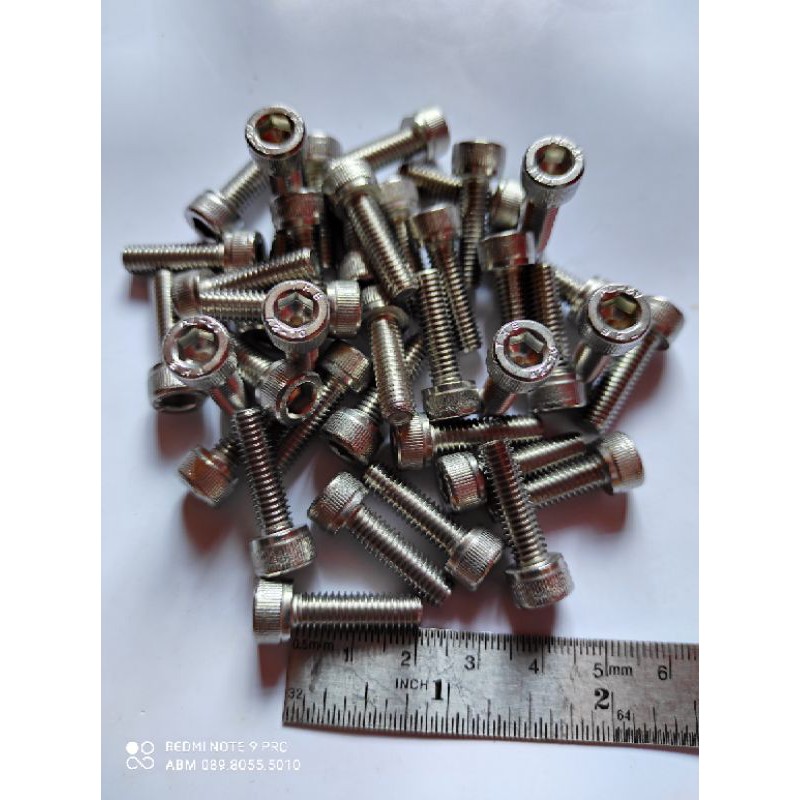 Jual Baut L Stainless M3 x 20mm atau Baut 6 Panjang 2cm | Shopee Indonesia