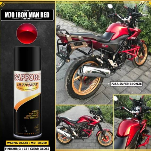 Jual Sapporo ultimate M70 iron man red merah | Shopee Indonesia