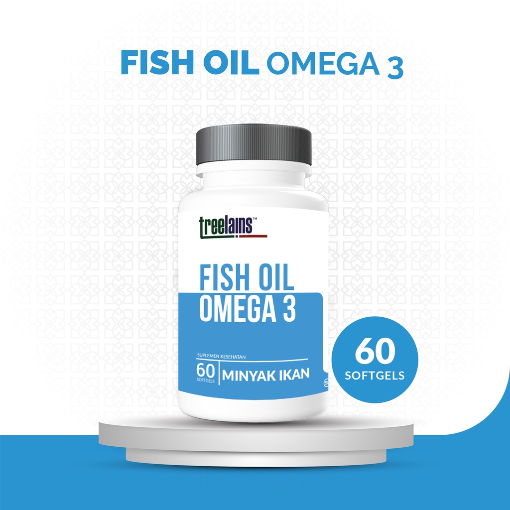 Jual Treelains Fish Oil Omega 3 1000mg EPA/DHA 180/120, Minyak Ikan | Shopee Indonesia
