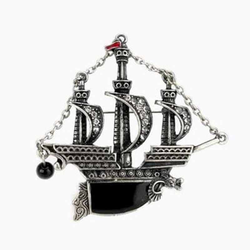 Jual Bros Kapal Layar Bajak Laut - Brooch Pin Enamel Ship | Shopee ...