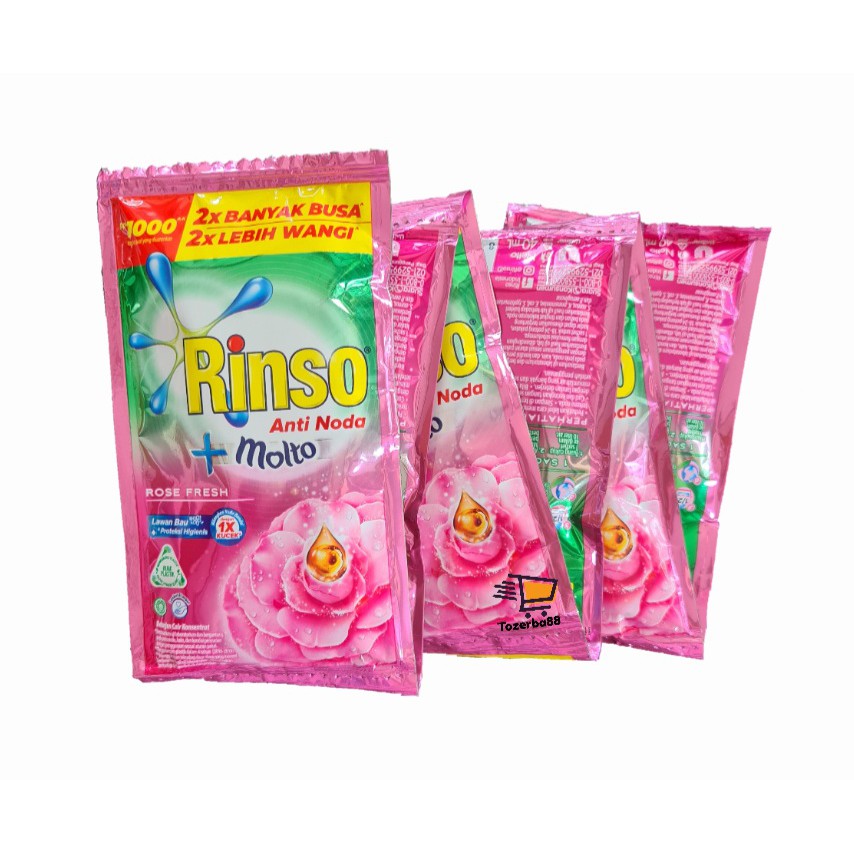 Jual Rinso Deterjen Cair Renceng isi 6 RANDOM | Shopee Indonesia