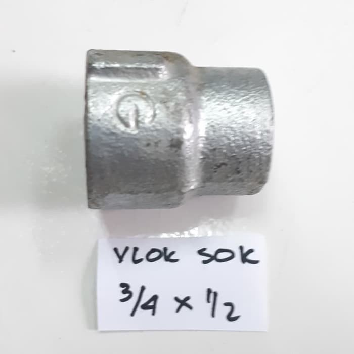 Jual V SOCK GALVANIS 3/4" x 1/2" REDUCER GALVANIS REDUSER | Shopee ...