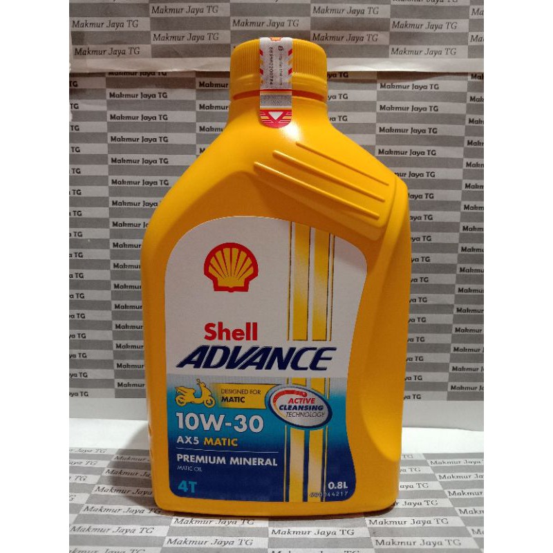 Jual OLI SHELL ADVANCE/AX5 SCOOTER 10W-30 800 ML | Shopee Indonesia