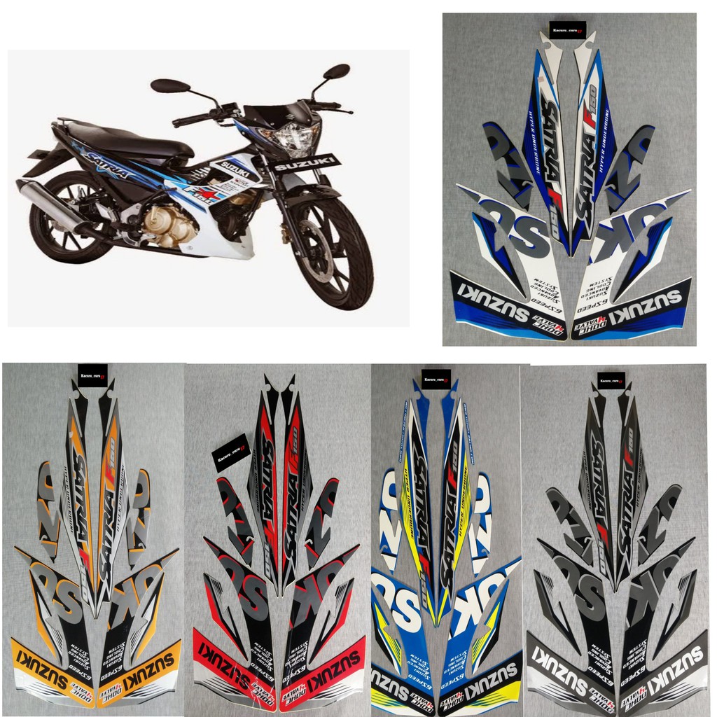 Jual stiker motor striping standar suzuki SATRIA FU 2015 (BISA COD ...