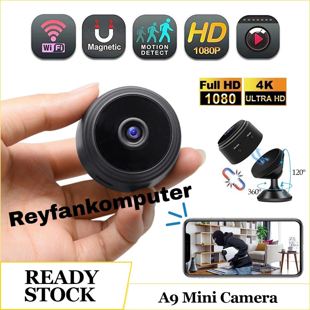 Jual SPY CAMERA A9 WIFI KAMERA CCTV CAMERA PENGINTAI MINI HIDDEN CAM ...