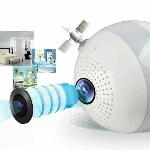 Jual CCTV Smart IP Camera Lampu Bohlam P2P 360 - ICSee dan V380 | Shopee Indonesia