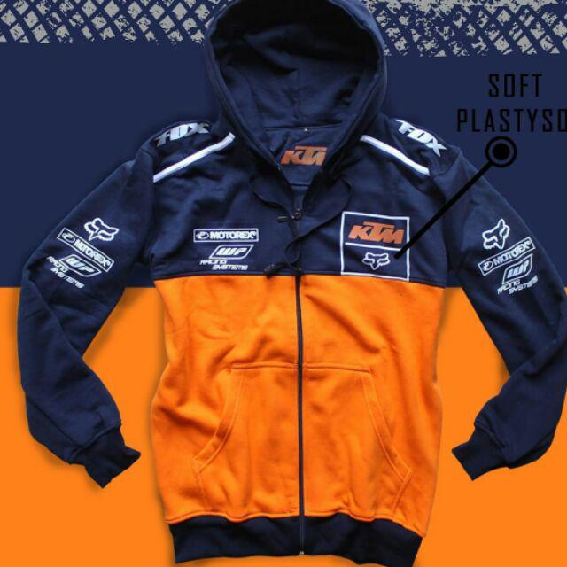 Jual Jaket Hoodie Zipper KTM - Sweater KTM - Jaket Hoodie Trail KTM ...