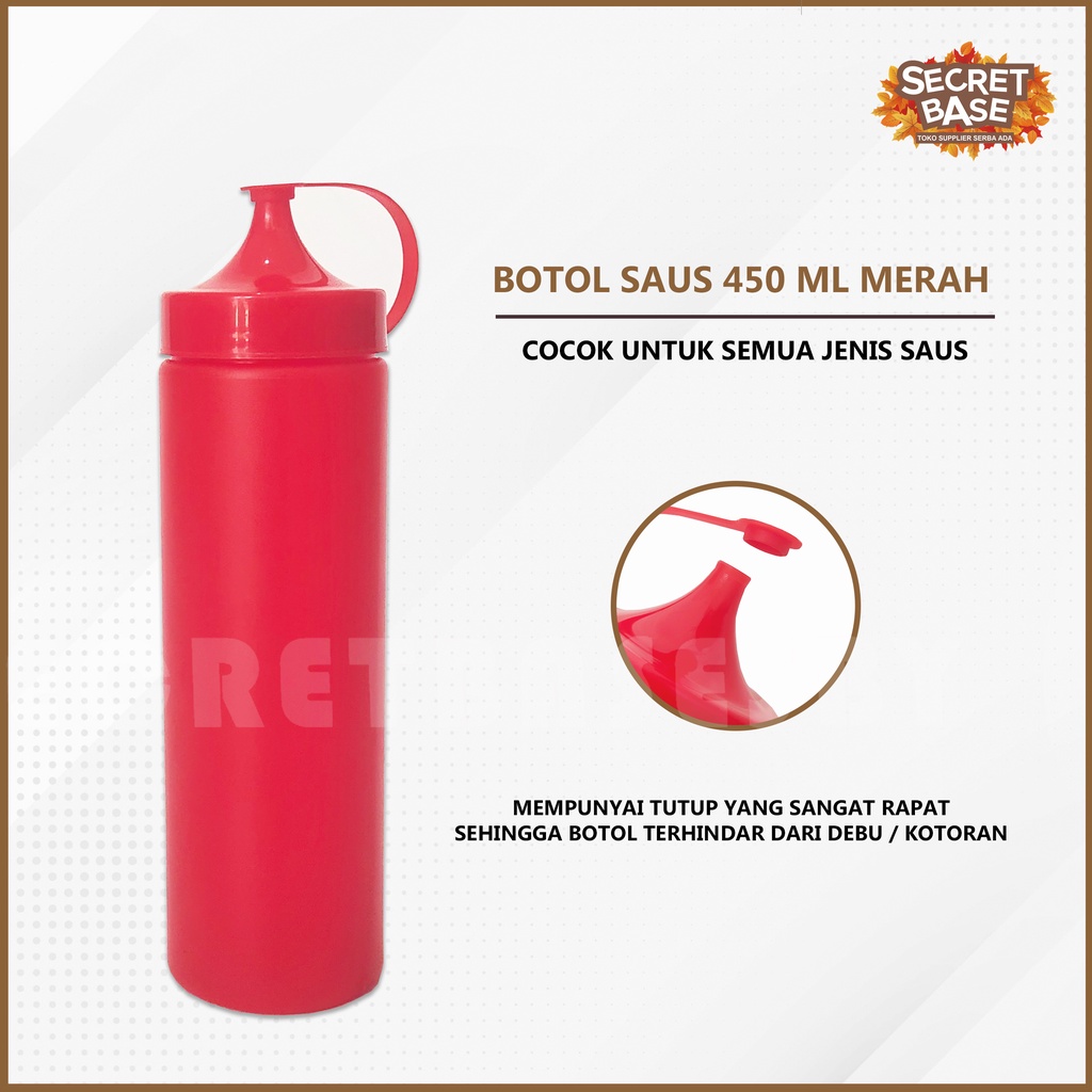 Jual BOTOL SAOS - Botol Kecap / Botol Saus / Tempat Penyimpanan Makanan ...
