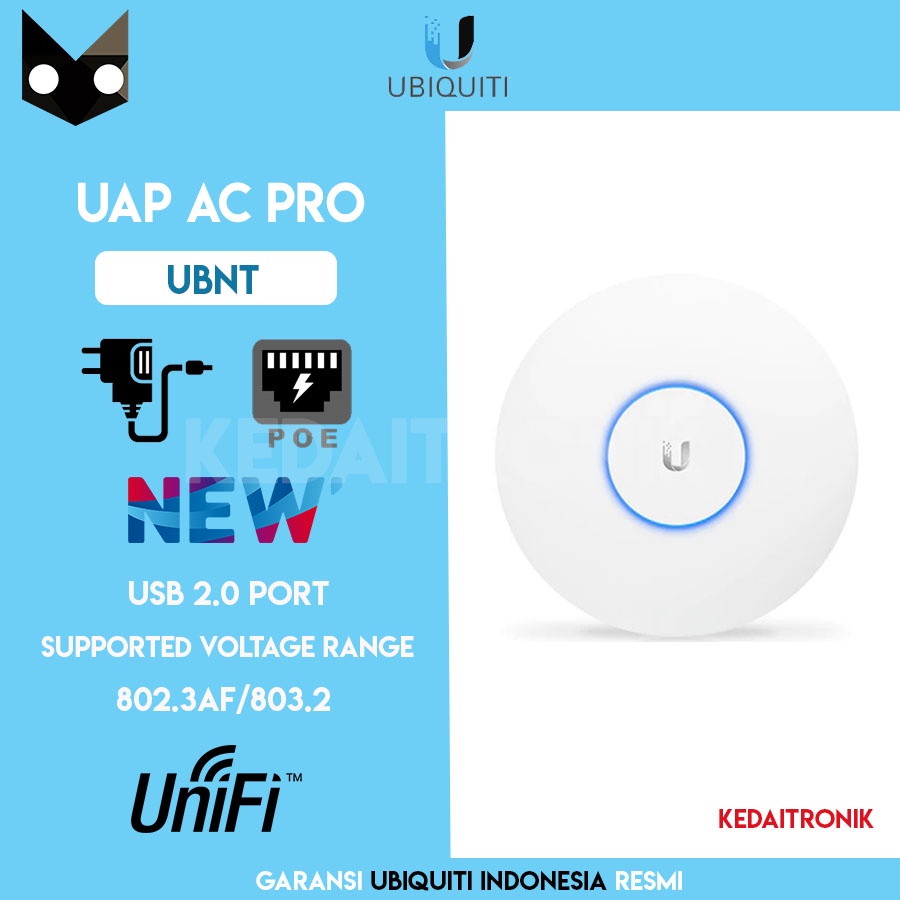 Jual UBIQUITI UNIFI UAP AC PRO UAP-AC-PRO ORIGINAL GARANSI RESMI ...