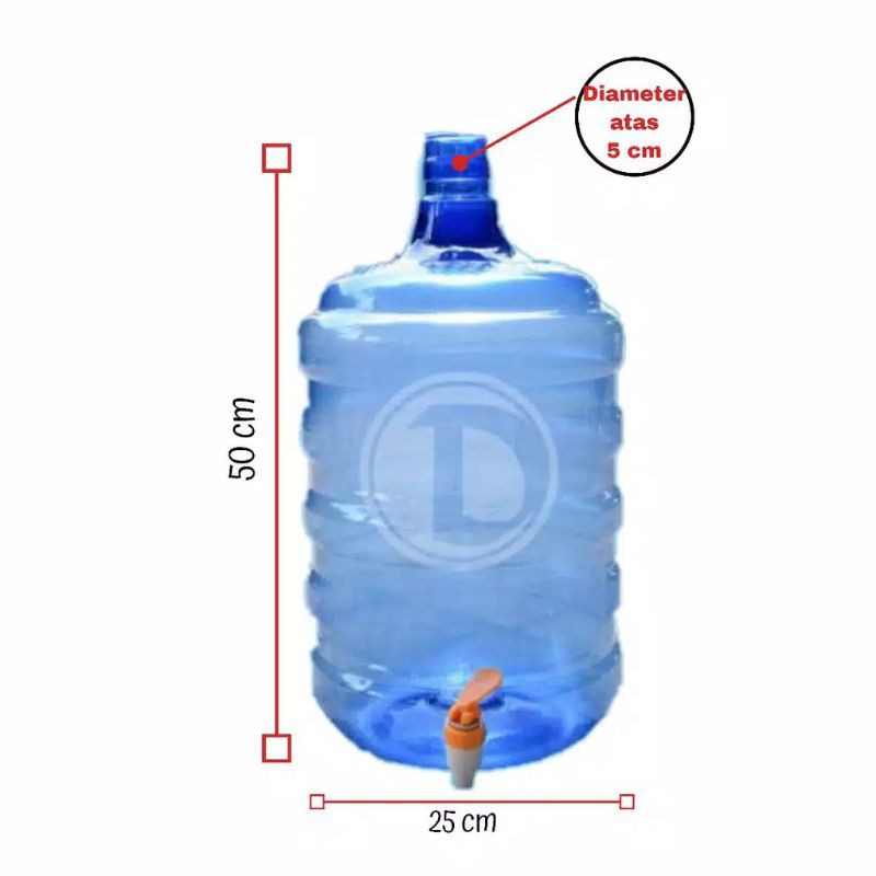 Jual GALON AIR 19 LITER DENGAN KRAN / KERAN | Shopee Indonesia