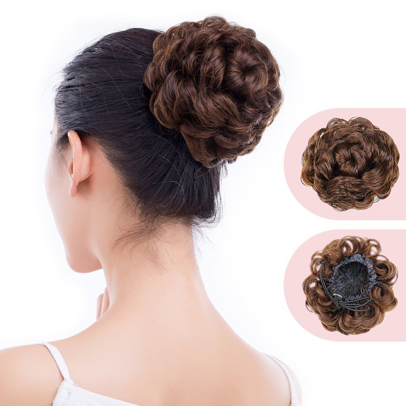 Jual KOREAN FUN BUN / FUNBUN / CEPOL / SANGGUL IKAT RAMBUT 01 MESSY ...