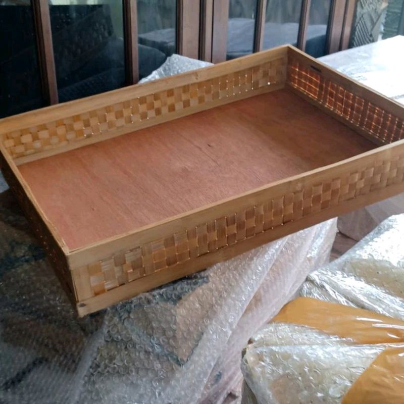 Jual Nampan Bambu 70x50x10 | Shopee Indonesia
