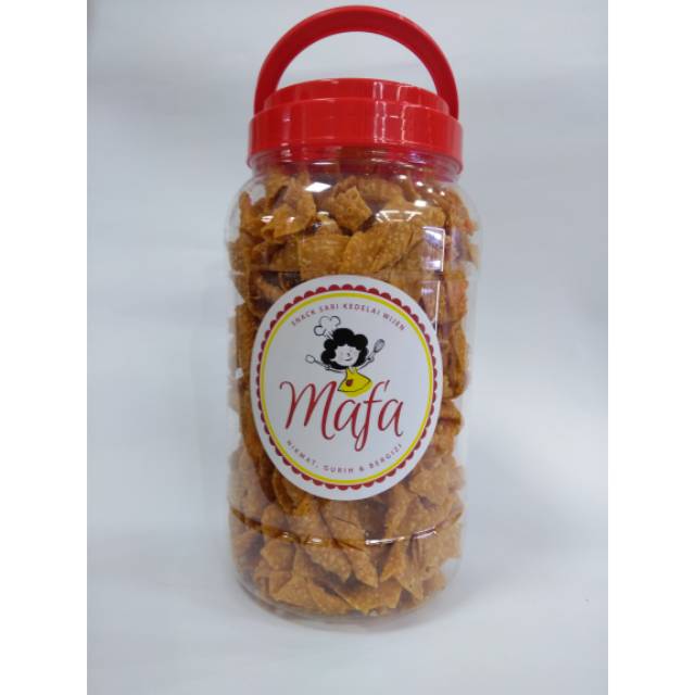 Jual Keripik Kedelai Wijen MAFA 600gr - Kripik Tahu Khas Bangka ...