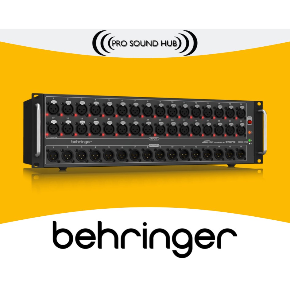 Jual Behringer S32 S-32 S 32 Digital Snake I/O Stagebox 32 Channel X32 M32 | Shopee Indonesia