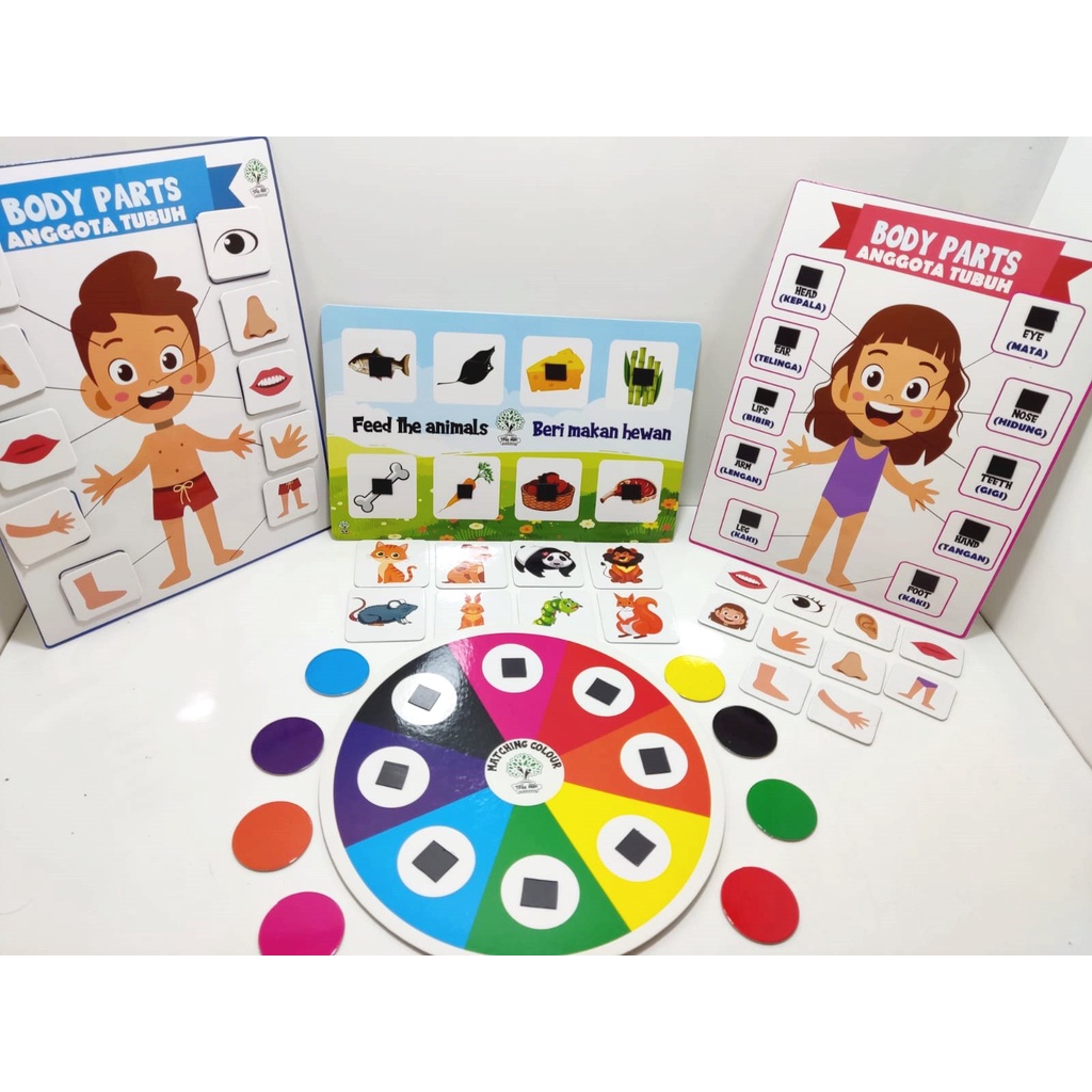 Jual TPBL - BUSY PAGE Mainan Montessori Edukasi Board Game anak - anak ...