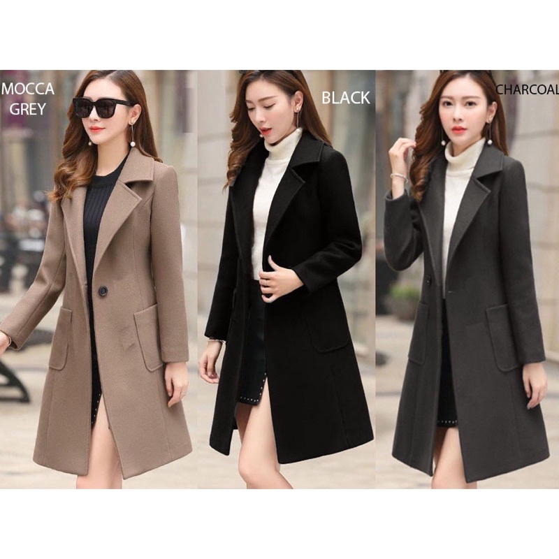 Jual Chloebeautyshop - Long Blazer Coat Wanita Premium / Blazer Panjang ...
