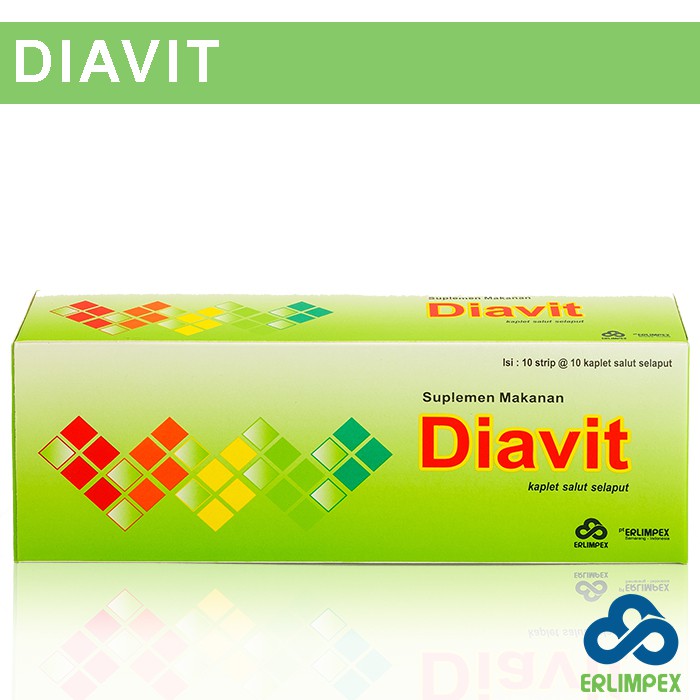 Jual Diavit Multivitamin & Mineral untuk Penderita Diabetes - Box 100 ...
