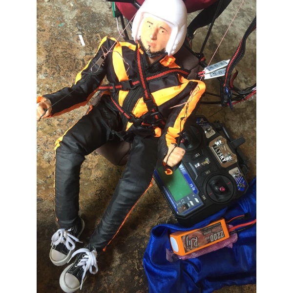 Jual RTF wing 3 Meter Rc paramotor ( Tinggal burr) | Shopee Indonesia