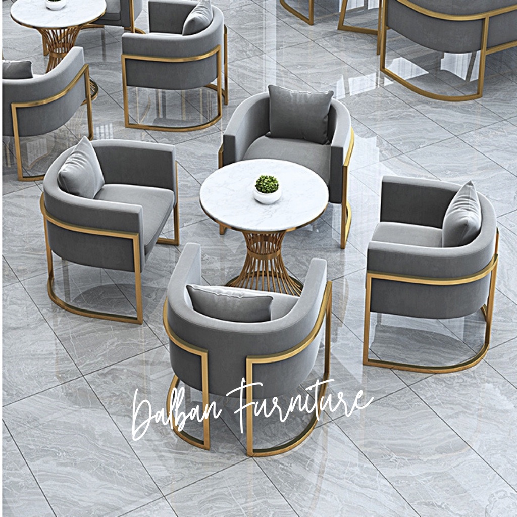 Jual Set Meja Cafe Modern / Coffee Shop Table / Meja Makan Modern ...