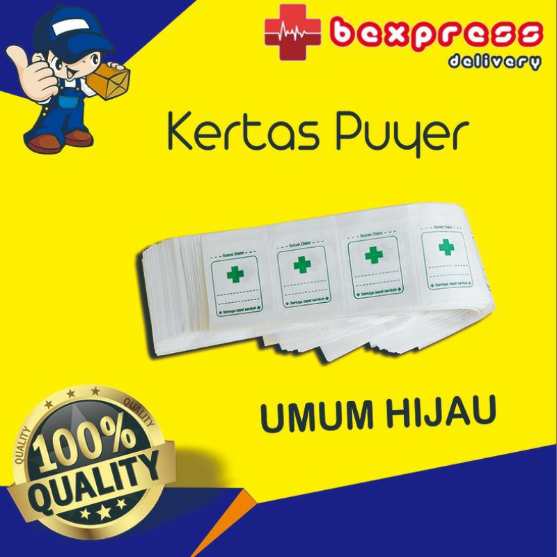 Jual kertas puyer Umum hijau Kertas bahan Glasin | Shopee Indonesia