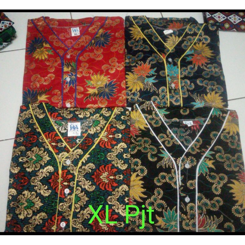 Jual Piyama Emas XL Pjt Batik khas Bagan siapi api | Shopee Indonesia