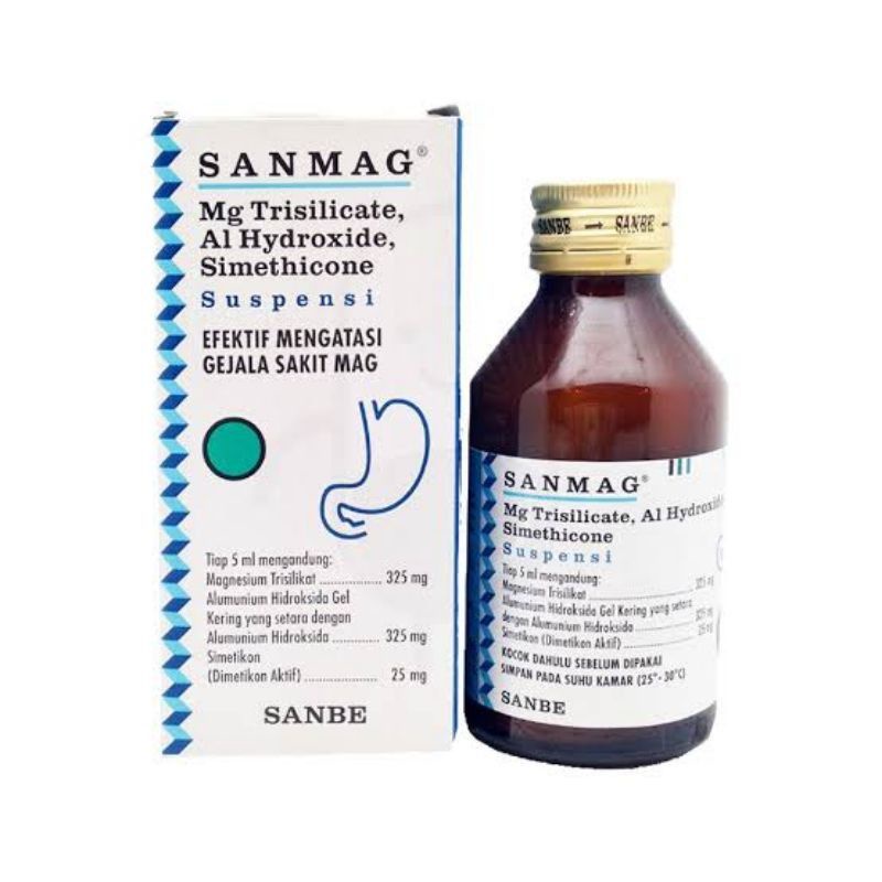 Jual Sanmag Sirup Obat Maag 120ml | Shopee Indonesia