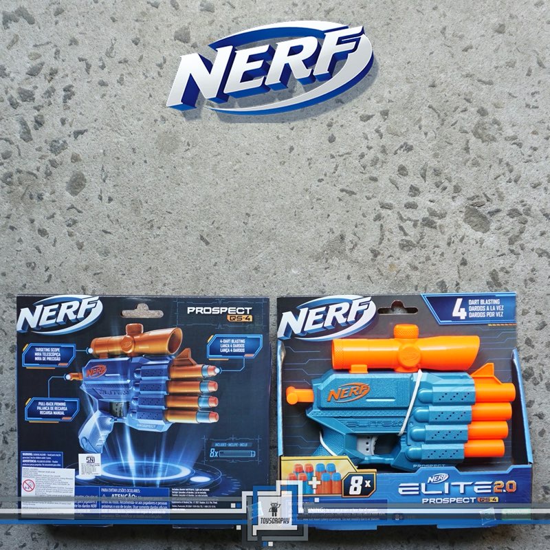 Jual Nerf Elite 2.0 PROSPECT QS4 with Scope Blaster with 8 Dart ...