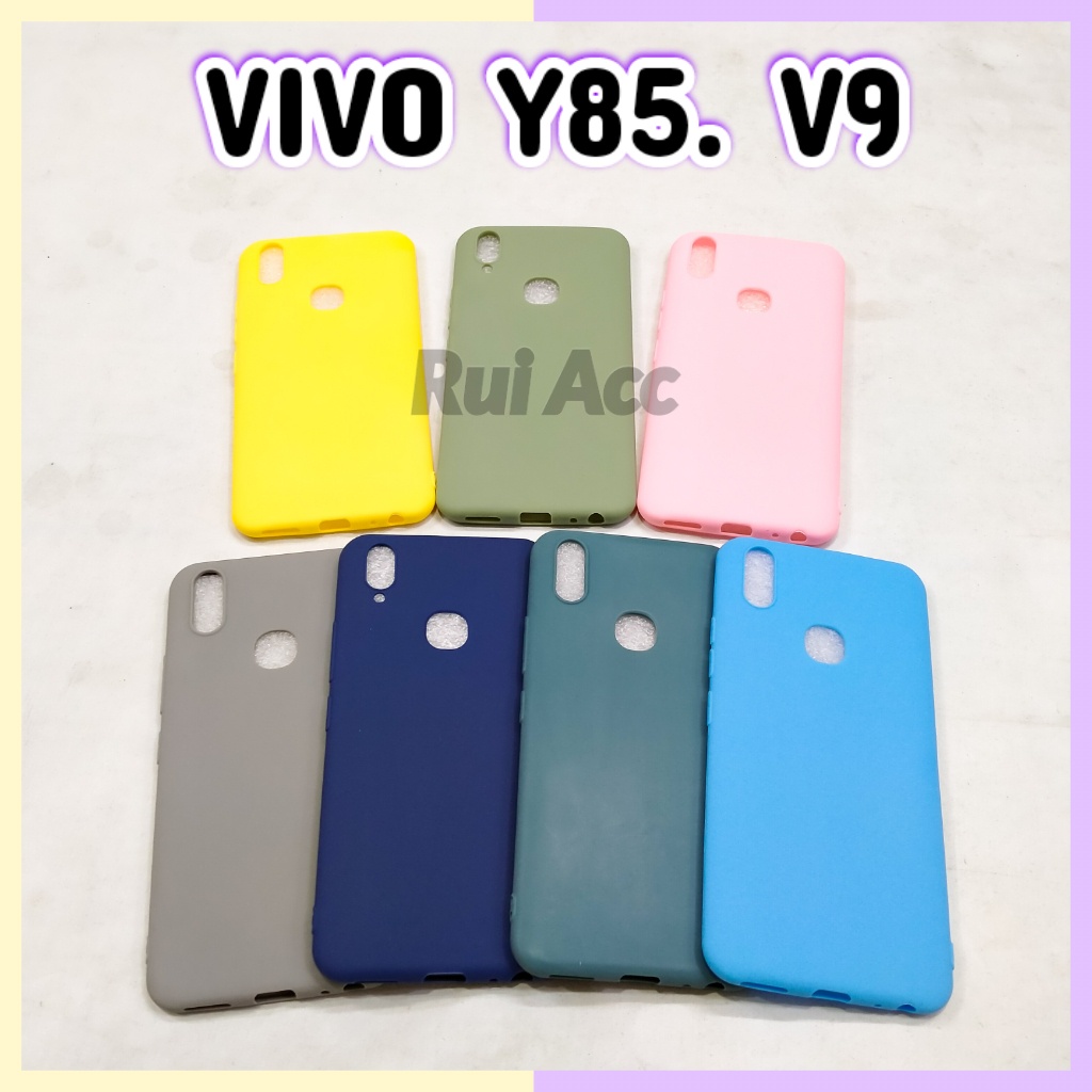 Jual Silikon Candy Vivo V9 / Y85 Softcase Warna Warni Lentur Macaroon ...