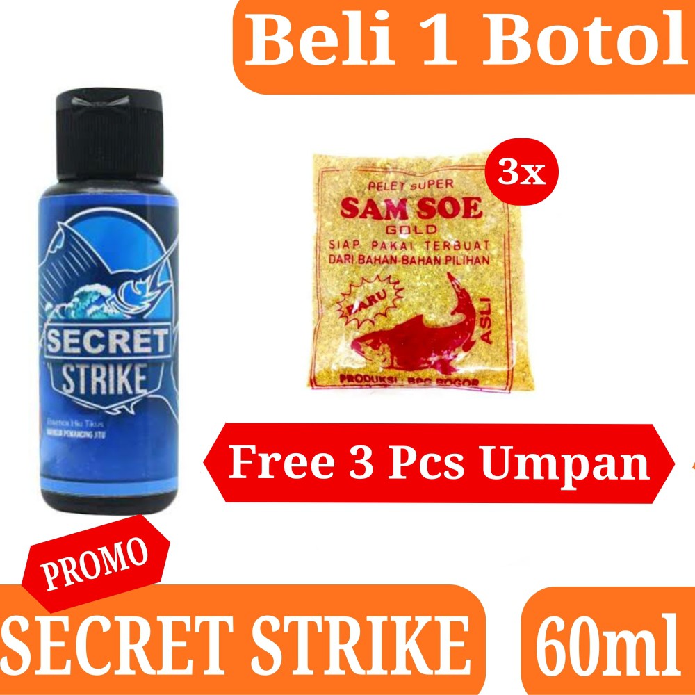 Jual SECRET STRIKE Essen Pancing Hiu Tikus Aroma Amis Free Umpan ...