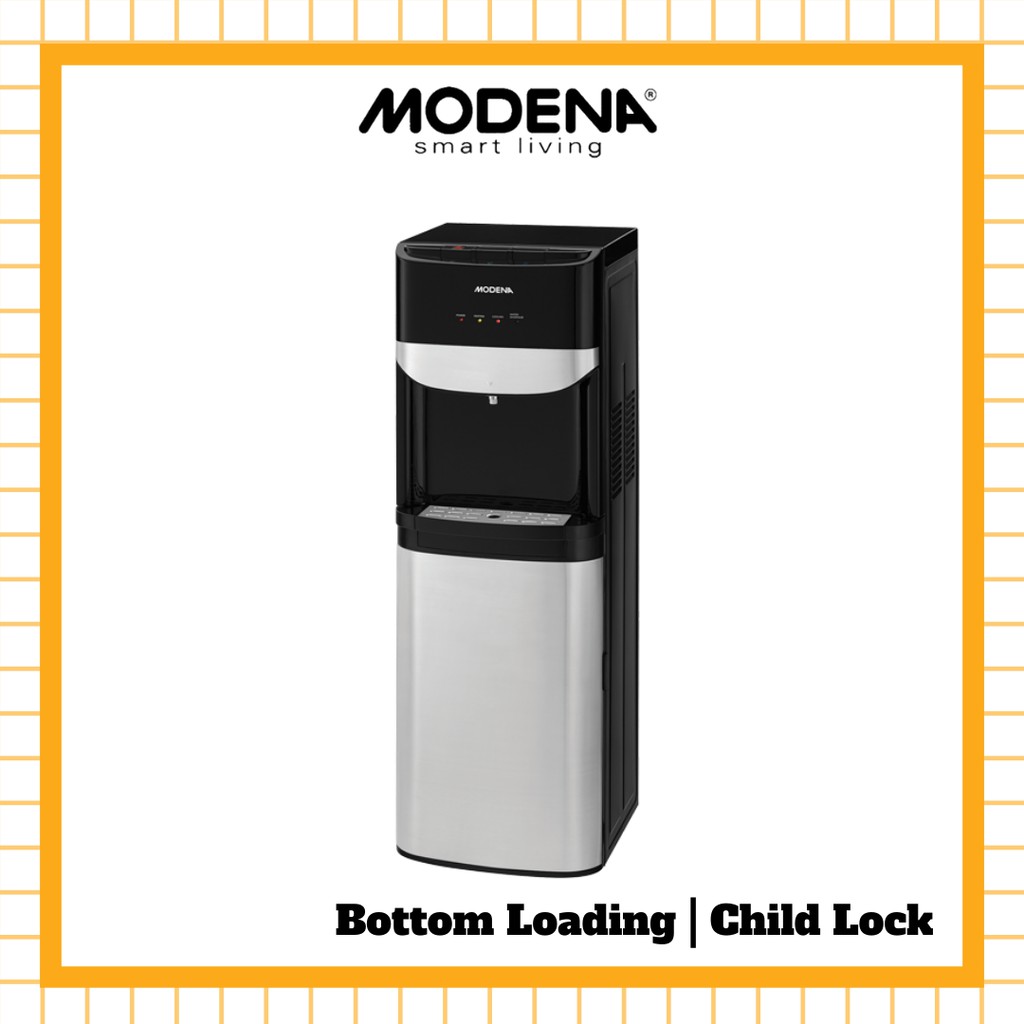 Jual Dispenser Modena DD-67 S - Galon Bawah HOT COOL & NORMAL / PACKING ...
