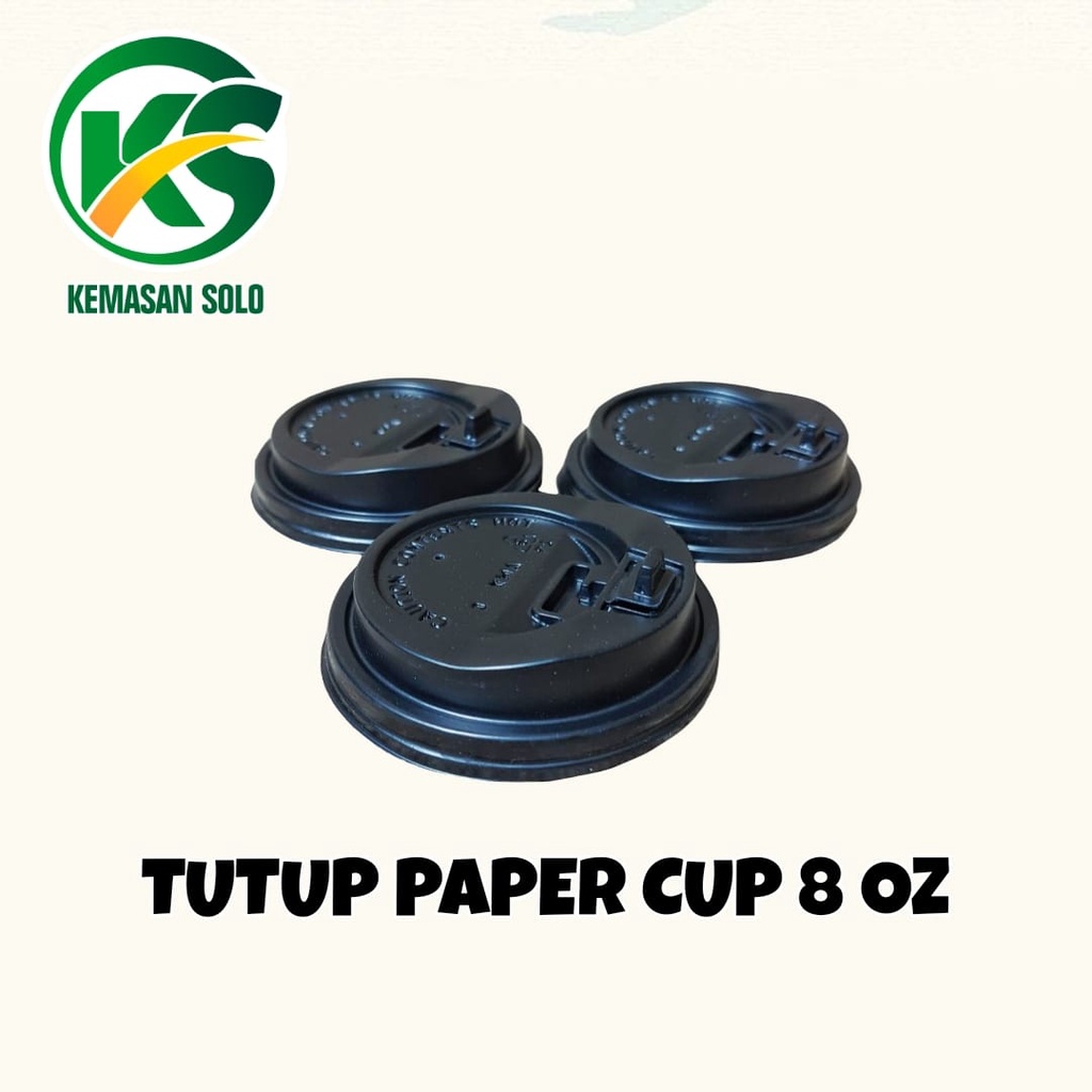 Jual TUTUP LID GELAS PAPER CUP 8 OZ | Shopee Indonesia