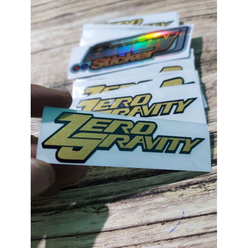 Jual STICKER ZERO GRAVITY VISOR CUTTING STIKER JDM | Shopee Indonesia