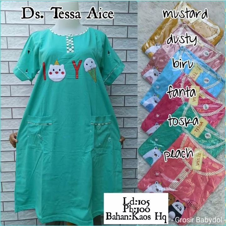 Jual PROMO BAYAR DITEMPAT DASTER WANITA MEREK TESSA PREMIUM// DASTER ...