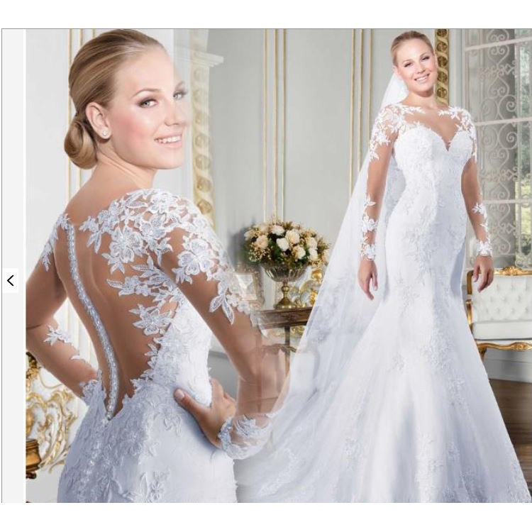 Jual gown wedding mermaid gaun pengantin mermaid | Shopee Indonesia