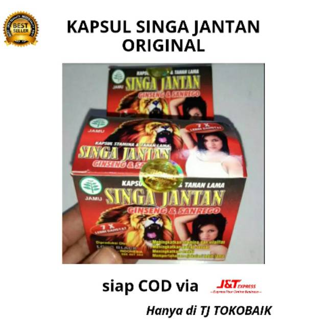 Jual Herbal Stamina Pria Kapsul Singa Jantan Original | Shopee Indonesia