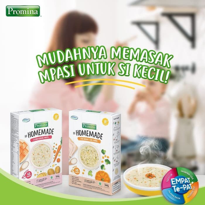 Jual PROMINA 8+ HOMEMADE BUBUR 100 g | BUBUR BAYI|BUBUR TIM HOMEMADE ...